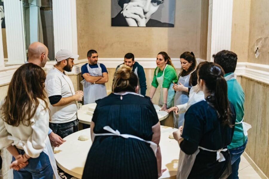 Naples: Pizza-Making Workshop with Drink and Appetizer