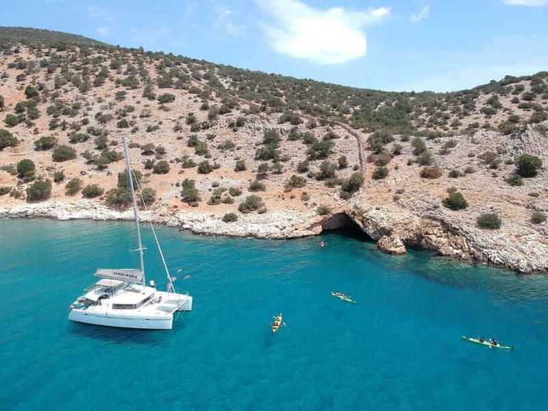 Naxos: Naxos Catamaran Sailing Cruise with Lunch and Drinks