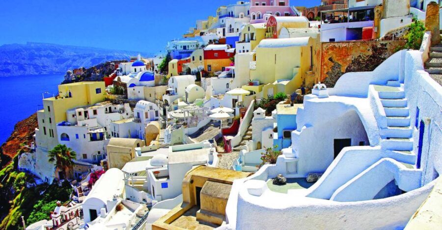 Naxos: Santorini Day Trip by Boat with Guided Tour