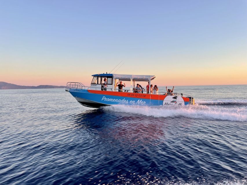 Near Ajaccio : Cruise to Piana Scandola cliff tasting sunset