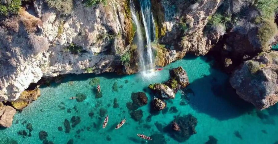 Nerja: Free Kayak Route along the cliffs of Nerja and Maro