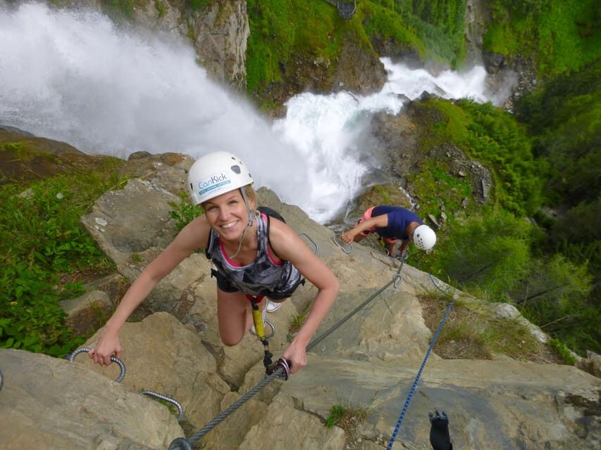Ötztal: Via Ferrata Climbing at Stuibenfall