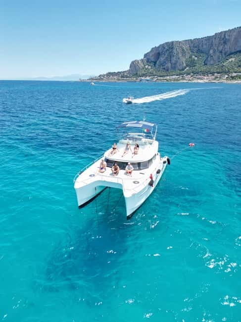Palermo: Daily Catamaran Tour with Lunch and Snorkeling Included