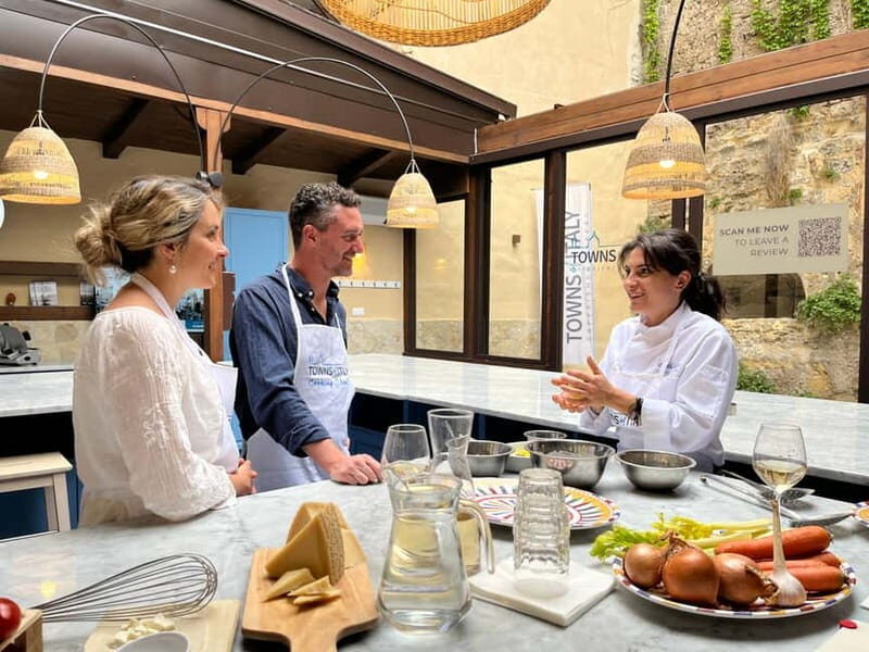 Palermo: Pasta and Gelato Making Class with Dinner and Wine