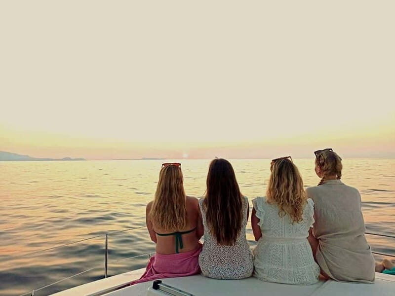 Panormo: Sunset All-Inclusive Catamaran Cruise with Snacks