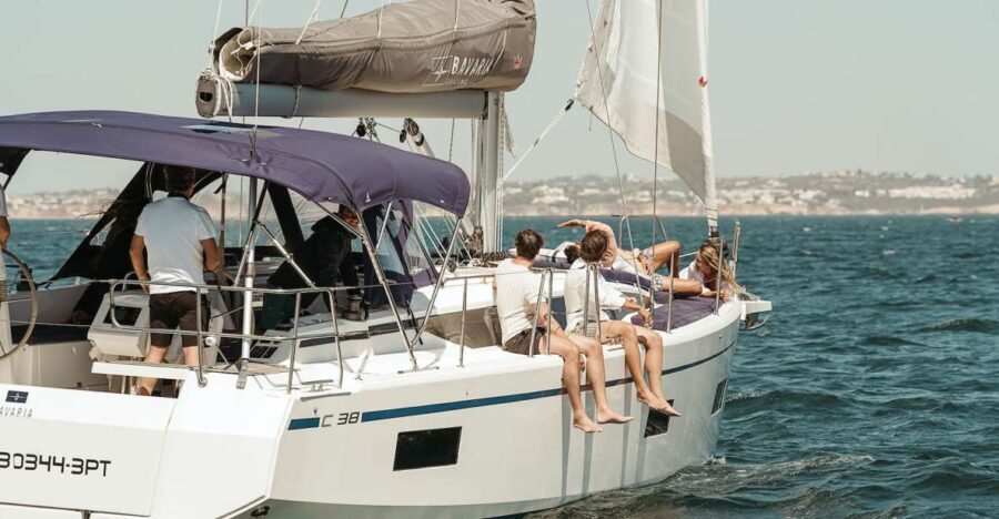 Portimao: Luxury Sail-Yacht Cruise with Sunset Option