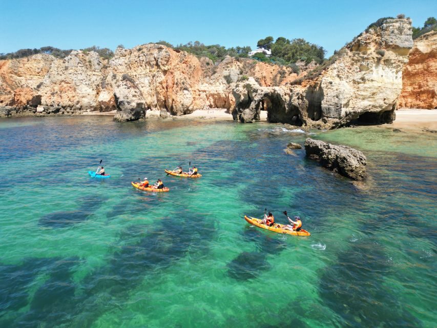 Portimão: Small Group Kayak Cave and Cliff Tour