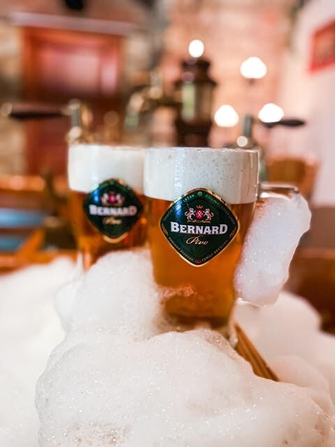 Prague: Ungelt Bernard Beer Spa with Beer & Optional Massage