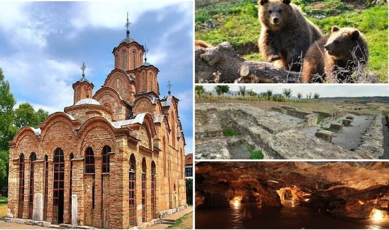 Pristina: Day Tour with Bear Sanctuary and Gadima Cave