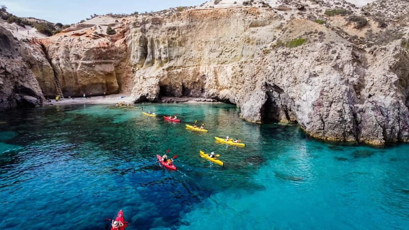 Private Kayaking Tour to the secrets of Milos
