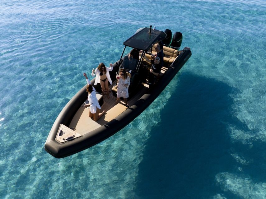Private luxury RIB cruise Aigina, Agkistri