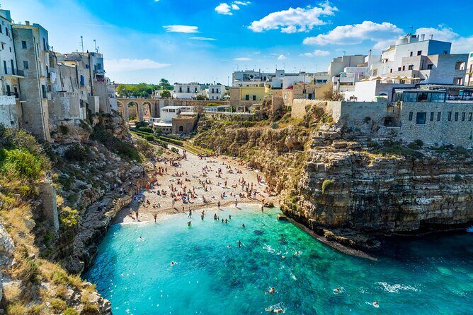 Private transfer from Bari Airport to Polignano a mare