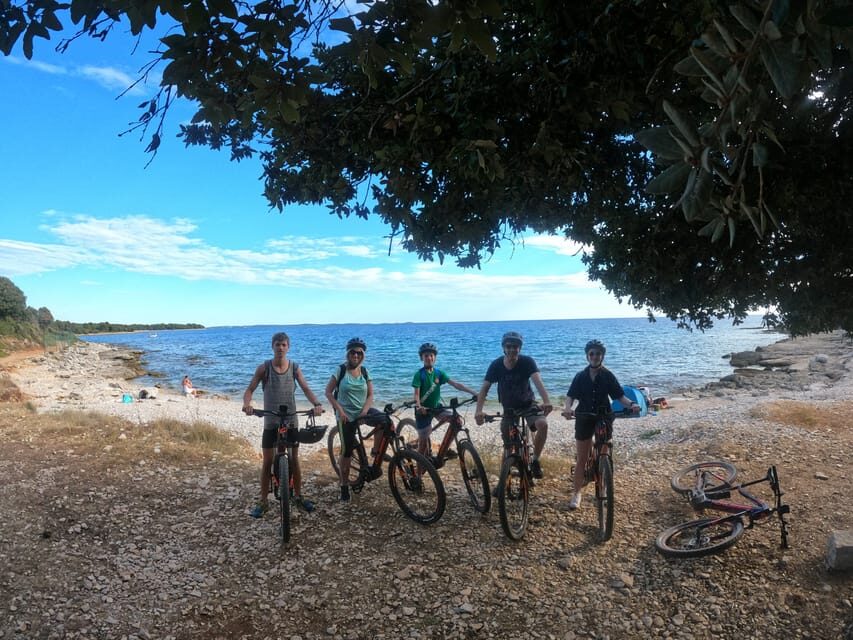 Pula-Vodnjan-Rovinj: E-Bike swim & forteress tour