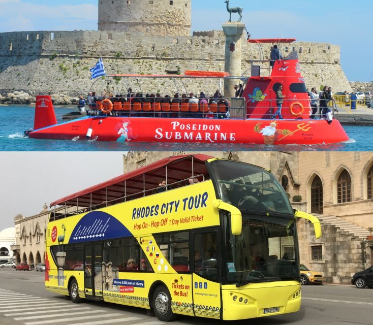 Rhodes: Hop-on Hop-off Bus and Submarine Tour - In-Depth Review: What to Expect from This Rhodes Experience
