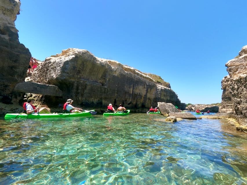 Roca Vecchia: Kayak and Canoe Tour to La Grotta della Poesia