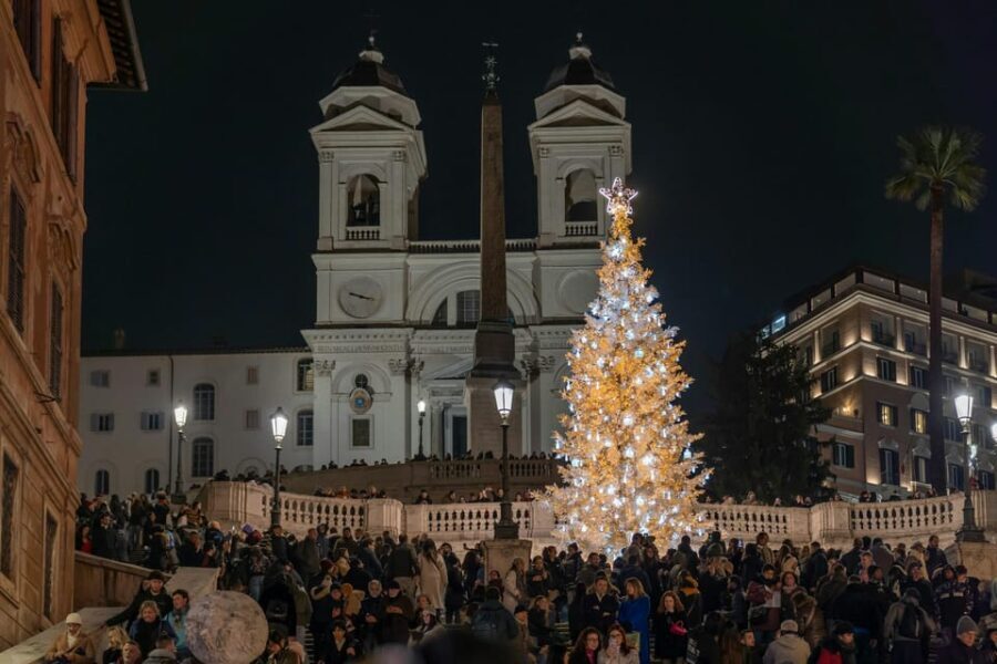 Rome: Christmas Lights Walking Tour