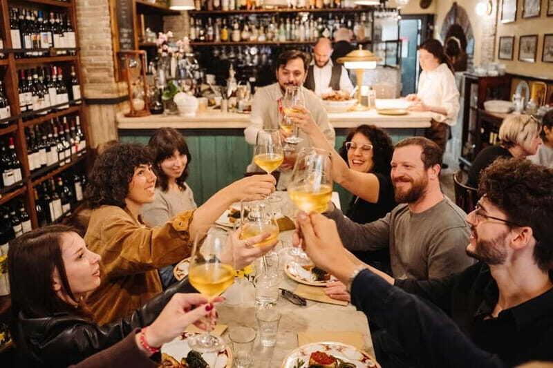 Rome Food Tour: Trastevere Aperitivo, Wine & Pasta Dinner
