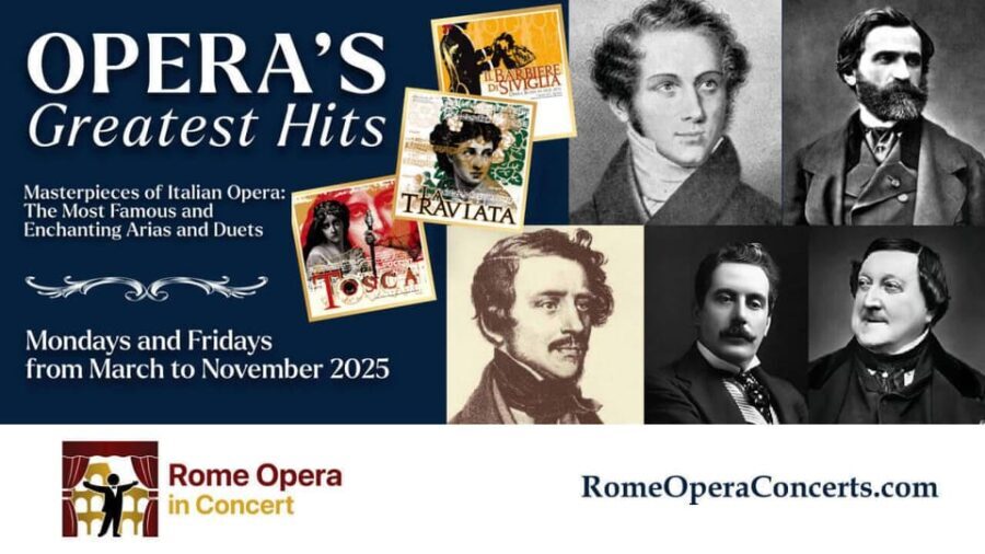 Rome: "Opera's Greatest Hits" Opera Concert with Aperitif