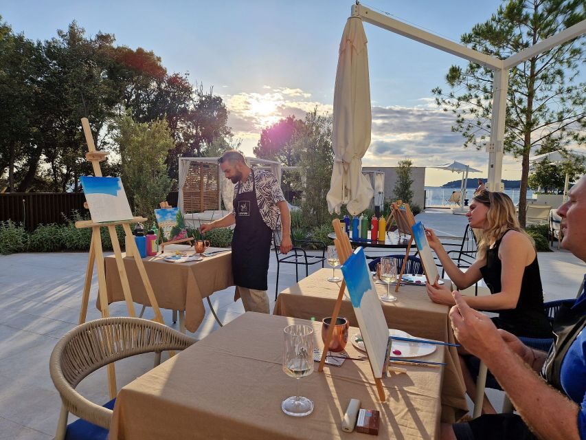 Rovinj: Artafera painting workshops - Paint, wine & more