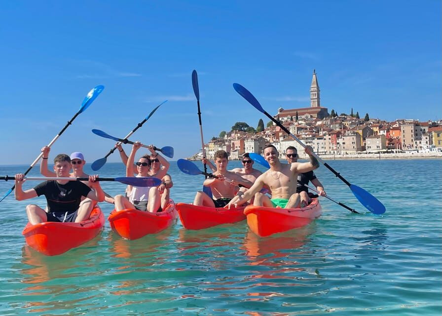 Rovinj: BUBA-KAYAK TOURS, snorkeling, cliff jupming&drinks