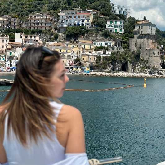 Salerno: Amalfi Coast Cruise with Lunch, Aperitif & Swimming
