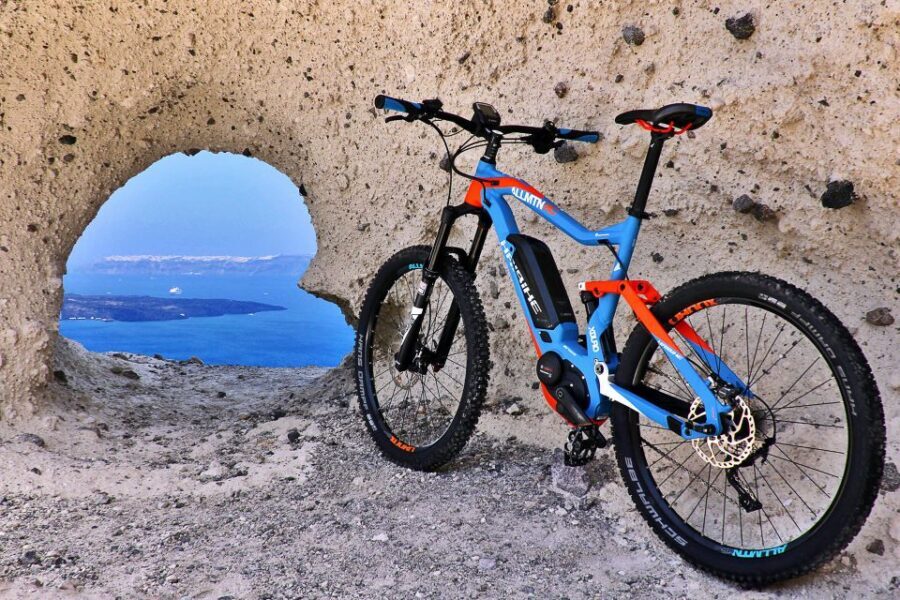 Santorini: Electric Mountain Bike Adventure