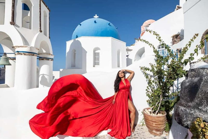 Santorini: Flying Dress Photoshoot **Dress Included**