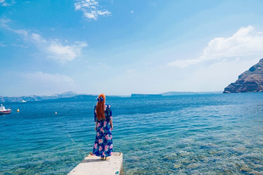 Santorini: Romantic Sunset Caldera Cruise with Dinner