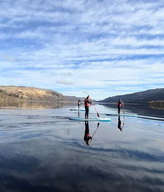 Scotland: Loch Earn Paddleboarding with Castle Views