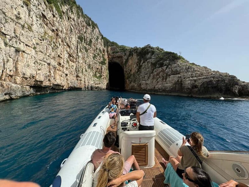 Secret Blue Cave & Grama Bay - Speed Boat Tour