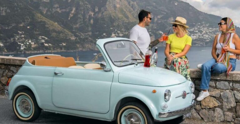 Sorrento and Amalfi Coast: Tour in Fiat 500 Spiaggina - Discovering the Itinerary and Key Stops