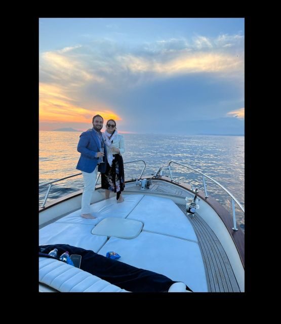 Sorrento: Luxury Private boat drinking & watching the sunset