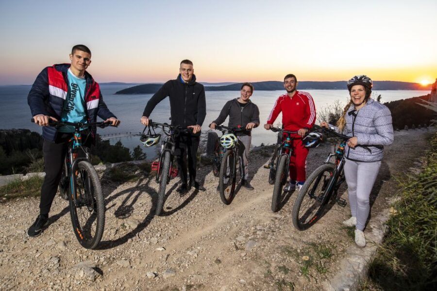 Split: Old Town Guided Bike Tour with Poljud Stadium
