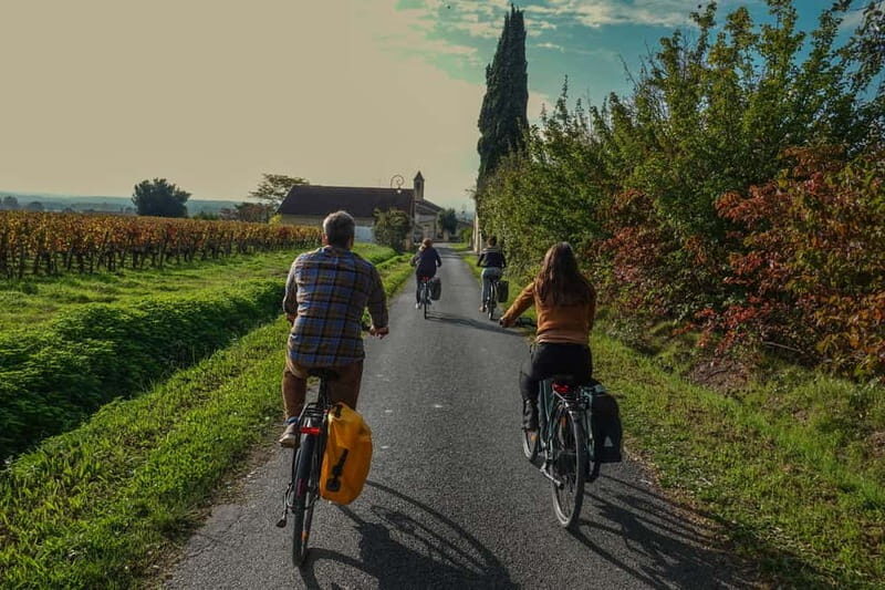 St. Emilion: Half Day E-Bike & Wine Tour with Wine & Cheese