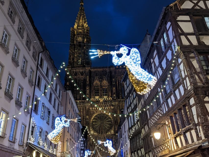 Strasbourg: Christmas Market by Night with Mulled Wine