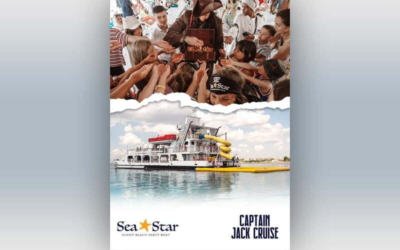 Sunny Beach: Half-Day Captain Jack's Boat Tour with Lunch