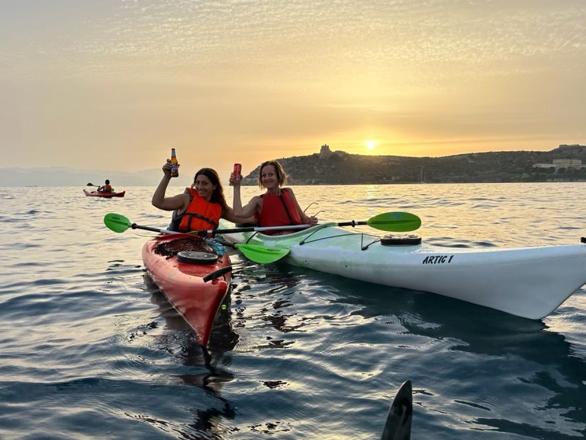 Sunset kayak tour Sella del diavolo