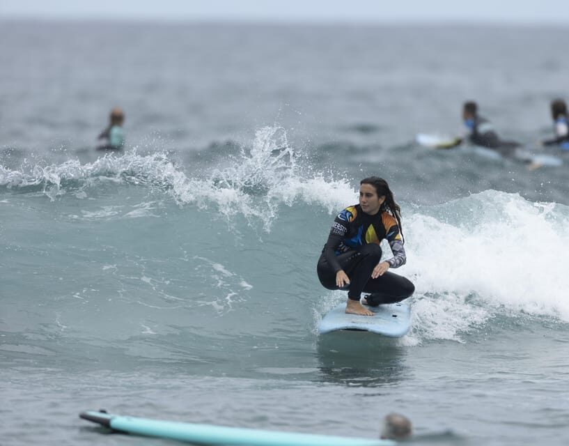 Surf lessons in Las Canteras Beach
