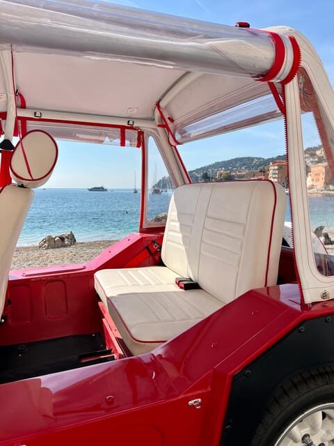 Tourist tour on French Riviera in a Mini Moke convertible - A Well-Balanced Itinerary with Flexibility