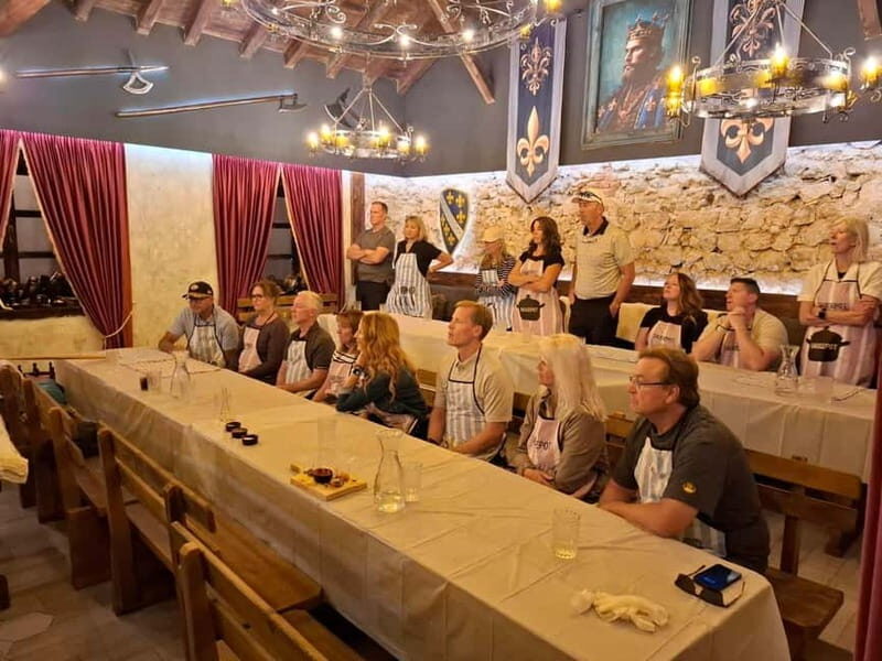 Traditional Bosnian Cooking Class in a Medieval Restaurant