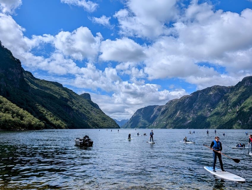 Two Fjord SUP n Sauna Guided Paddle Tour (Stavanger)