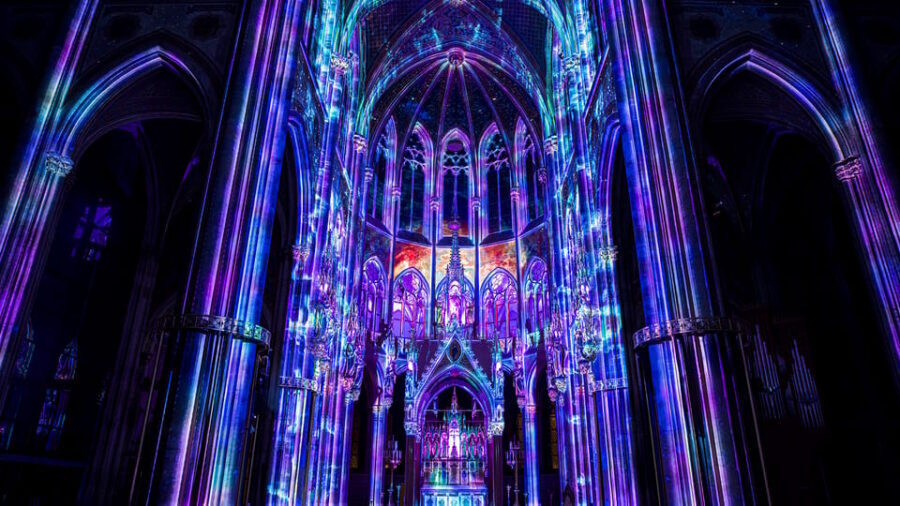 Vienna: Light of Creation Votive Church Immersive light show