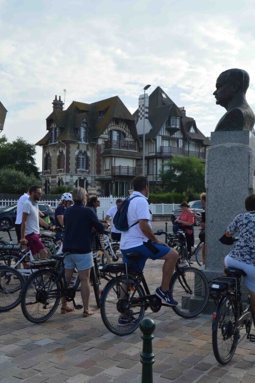 Visite guidée à vélo Deauville & Trouville EN FRANCAIS