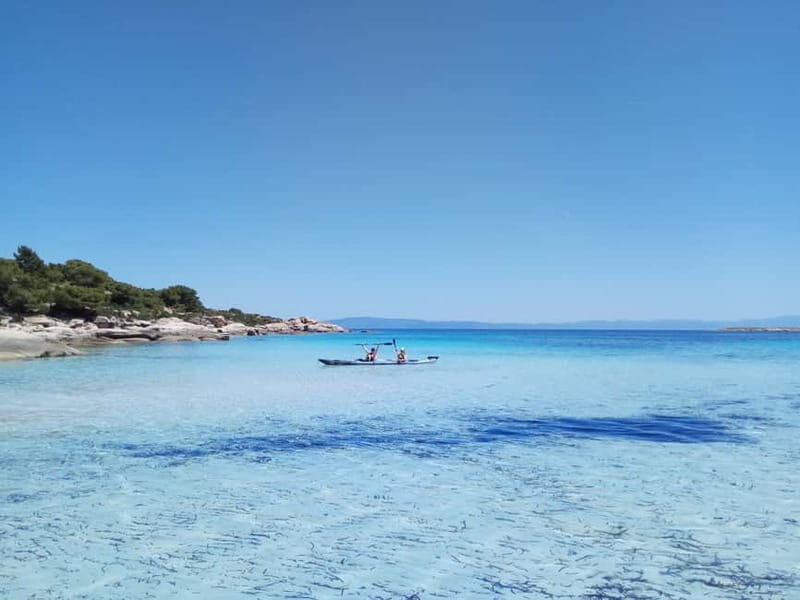 Vourvourou: Guided Half-Day Kayak Tour in Diaporos Island