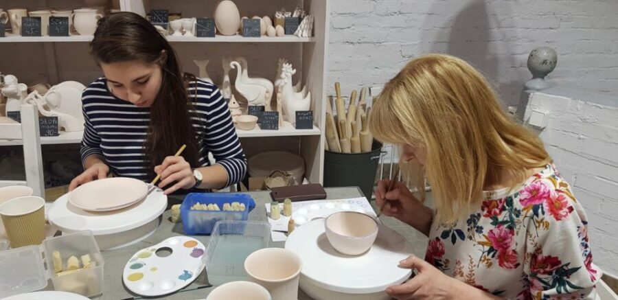 Warsaw: Pottery Decorating Ceramic Workshop