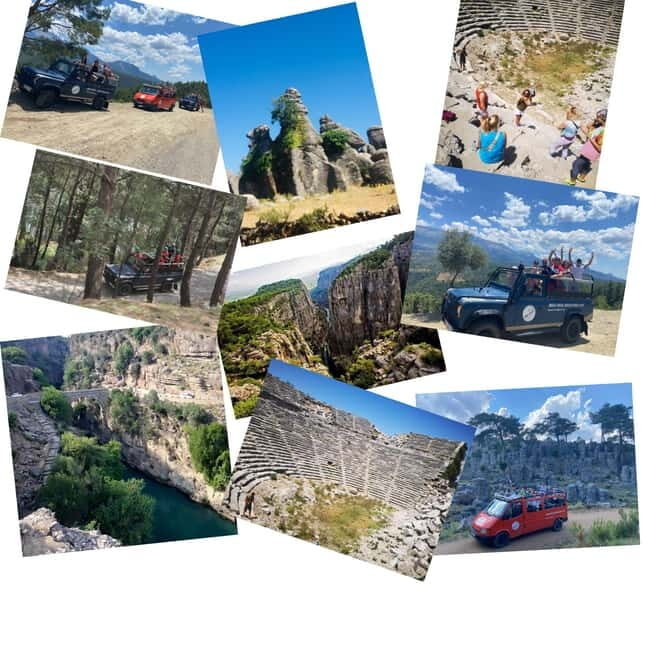 Antalya:Jeep Safari Taz Canyon, Selge theater Adam Kayalar