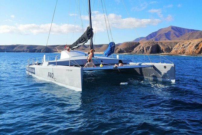 Catamaran F40 Lanzarote sailing