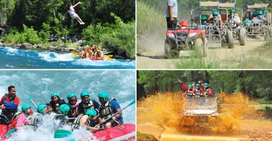 City of Side: Rafting, Zipline, Jeep, Buggy and Quad Combo