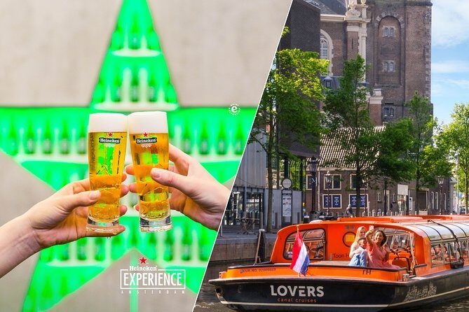 Combo Ticket: Heineken Experience Amsterdam and 1h Canal Cruise