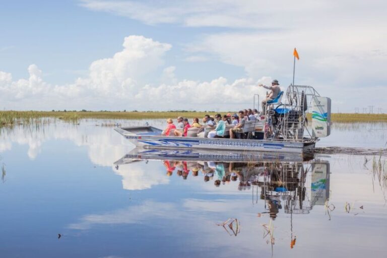Everglades: Sawgrass Park Day Time Airboat Tour & Exhibits - The Reptile Exhibits